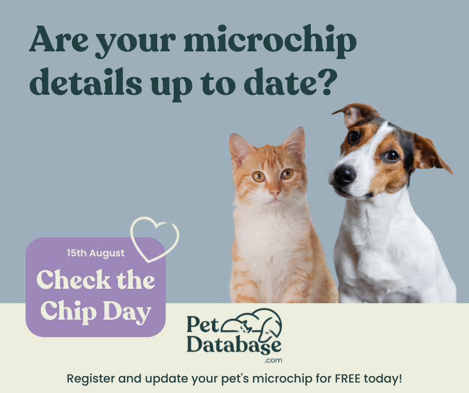 Life-saving tip – #CheckTheChipDay - Pet Database